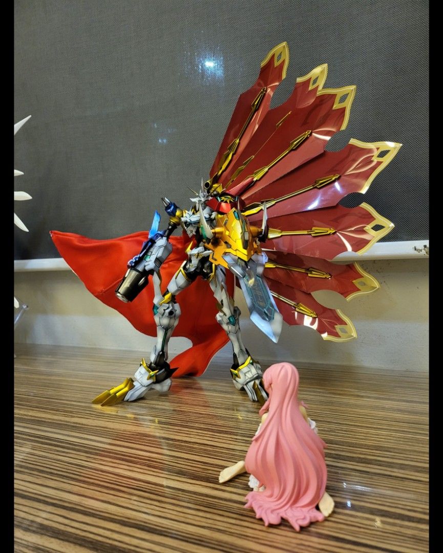 Metal build paint omegamon x antibody custom paint metallic, Hobbies ...