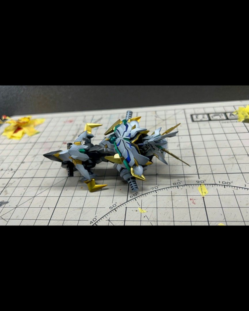 Metal build paint omegamon x antibody custom paint metallic, Hobbies ...