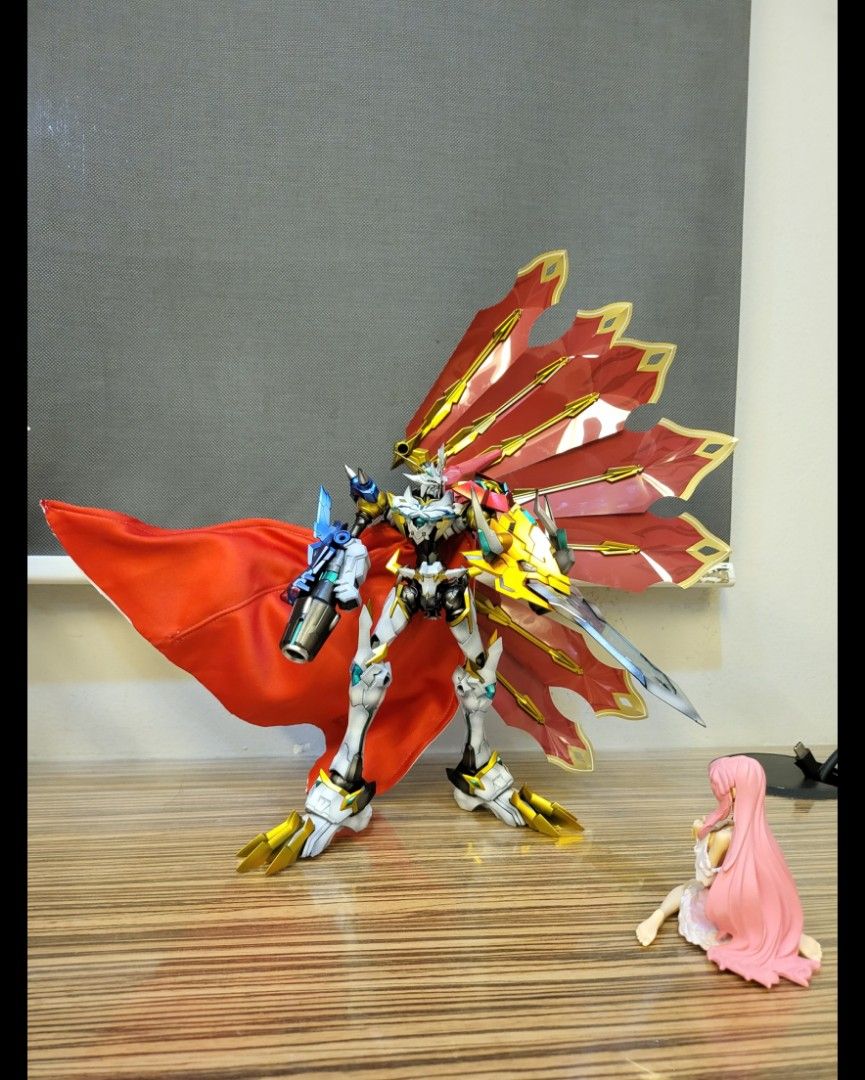 Metal build paint omegamon x antibody custom paint metallic, Hobbies ...