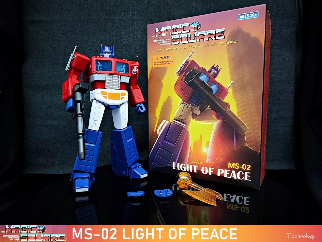 Optimus Prime - Magic Square Light of Peace, Hobbies & Toys, Toys ...