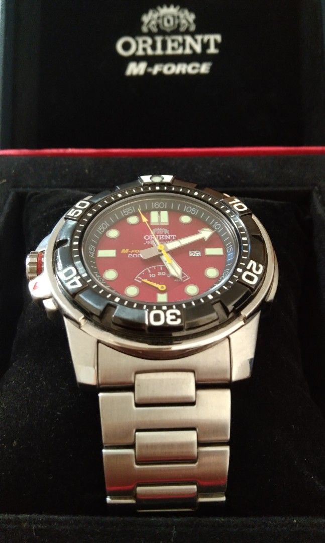 Orient M-Force Beast RED, Luxury, Watches on Carousell