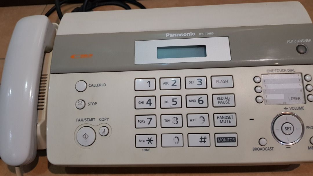 Panasonic KX-FT983 fax machine on Carousell