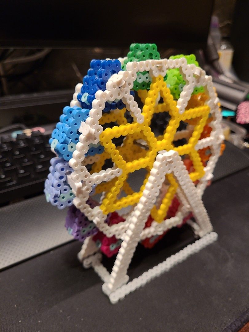 Perler Hama Bead 3D Ferris Wheel, Hobbies & Toys, Stationery & Craft ...