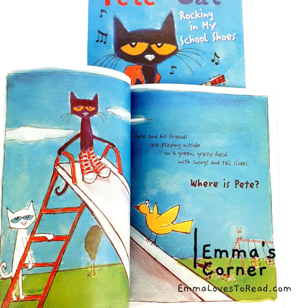 Pete the Cat I Love My White Shoes Children Picture Book Set by Eric ...