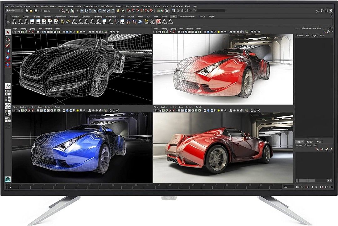 Philips 43 inch Computer Monitor BDM4350UC 43" LED monitor, 4K UHD IPS ...