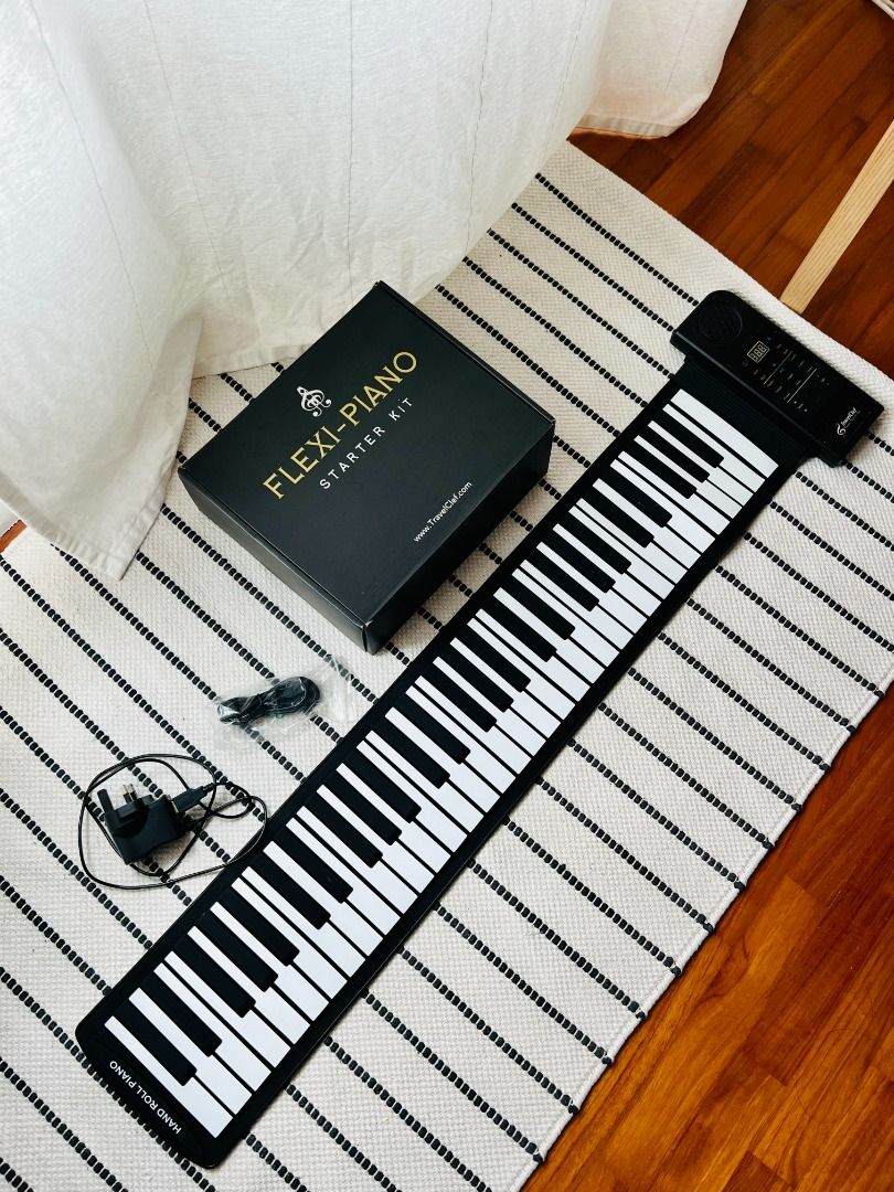 Piano - Flexi roll up piano (Travel Clef), Hobbies & Toys, Music ...