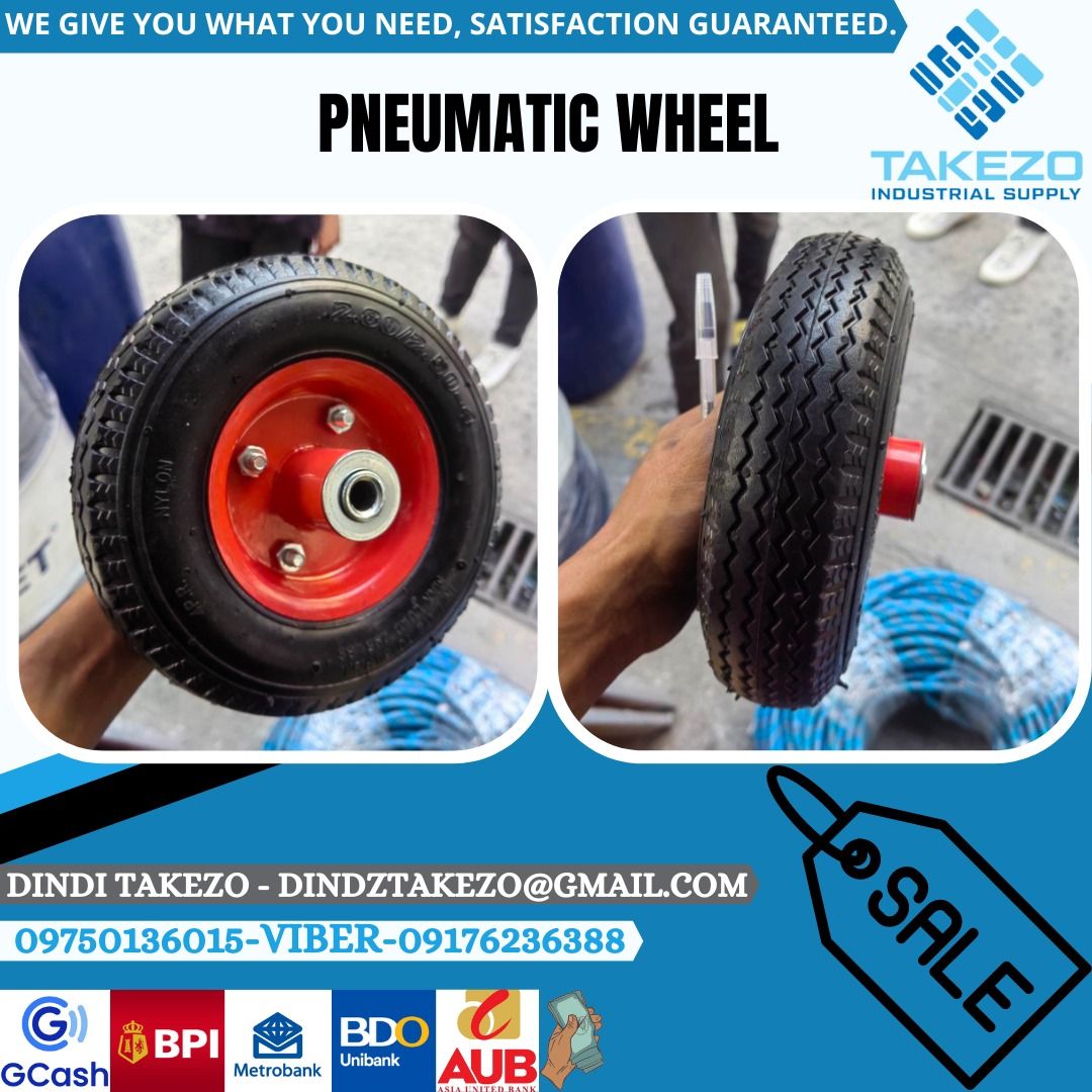 Pneumatic Wheel, Commercial & Industrial, Industrial Equipment on Carousell