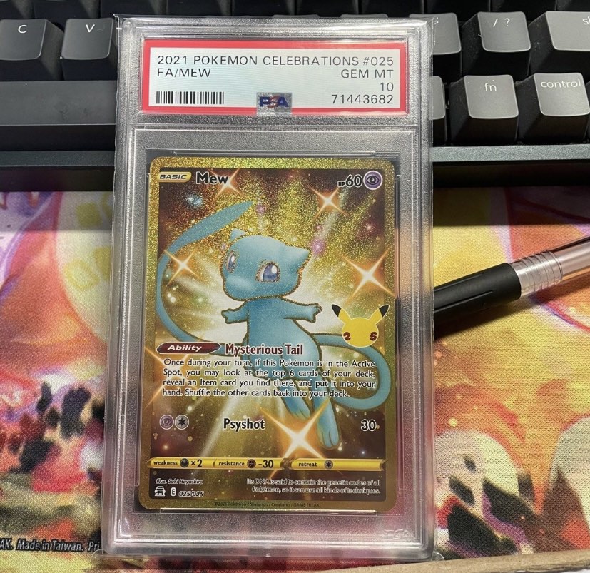 25th Anniversary Celebrations Gold Mew - Pokemon TCG, Hobbies & Toys ...