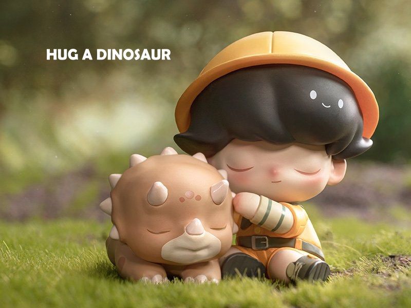 POPMART DIMOO JURASSIC WORLD HUG A DINOSAUR, Hobbies & Toys, Toys ...