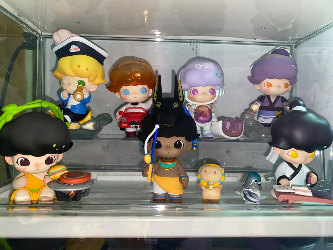 Popmart Pop Mart Dimoo Time Roaming Number D01 Anubis Cat Teaser Stick ...