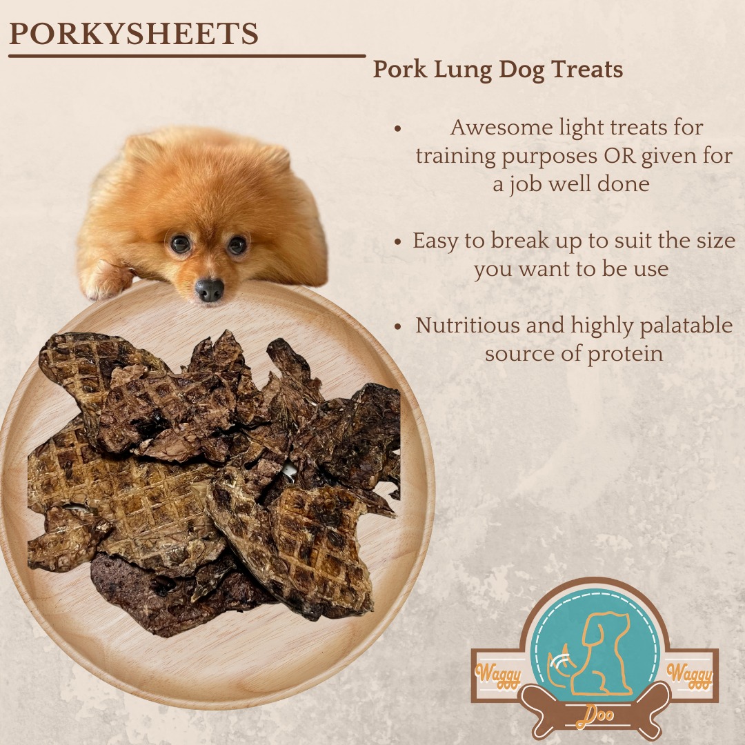 Pork Sheets | Dog Treats | Dehydrated Dog Treats | 50/100/200g, Pet Supplies, Pet Food on Carousell