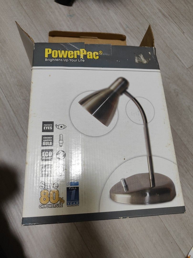 PowerPac table lamp, Furniture & Home Living, Lighting & Fans, Lighting ...