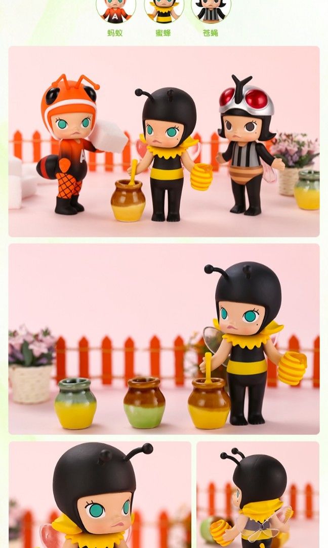 Preorder (Confirmed Design)- Pop Mart popmart Molly Bug Series ...