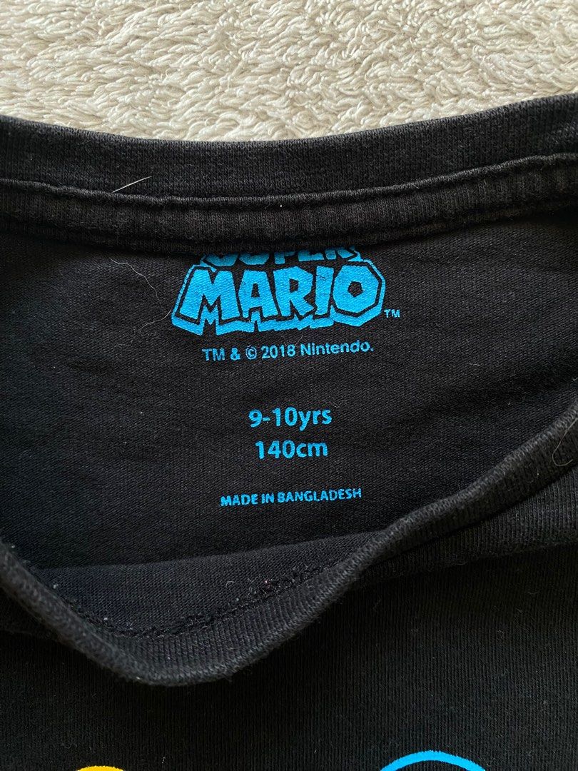 Primark (9-10yo) Super Mario Graphic Kid’s T-shirt, Babies & Kids ...