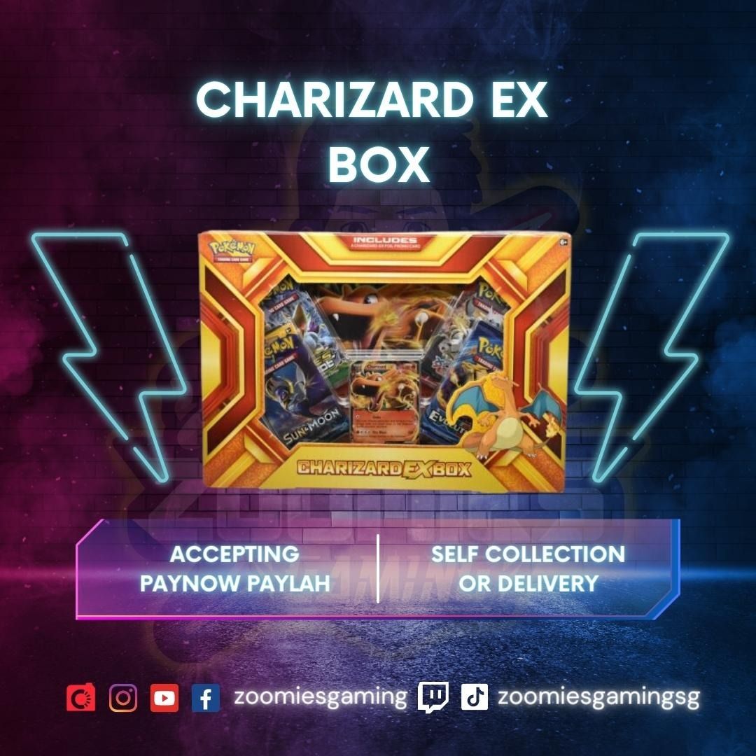 [Ready Stock]Pokemon Charizard EX Box Fire Blast, Hobbies & Toys, Toys ...