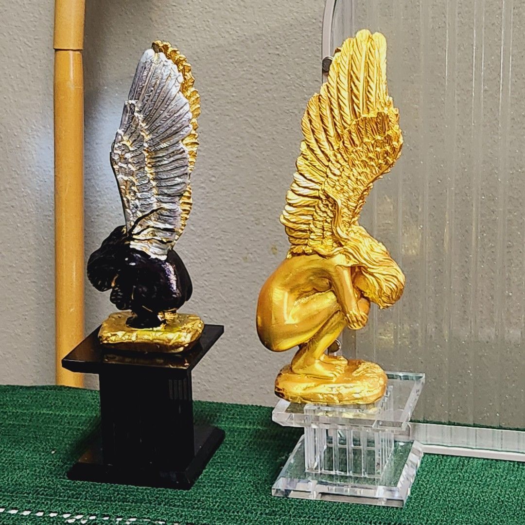 RECONCILIATION Baroque of The Romans & Sabines Statement Set H20/20.5 cm Black Gold Praying ...