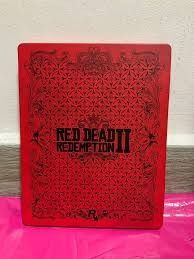 Ps4 Red dead redemption 2 steelbook with game, Video Gaming, Video ...