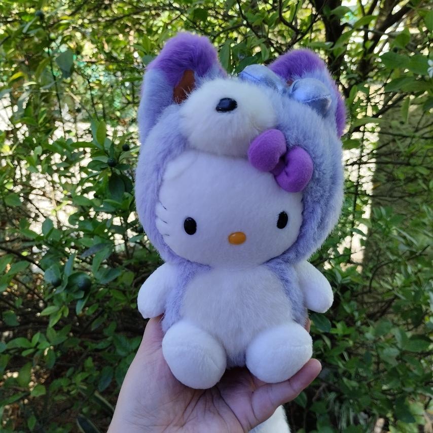 SANRIO Purple Fox Hello Kitty Plush doll, Hobbies & Toys, Toys & Games ...