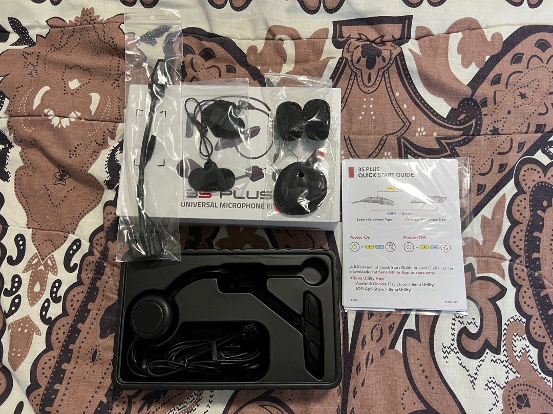 Sena 3s plus Universal Microphone kit, Motorcycles, Motorcycle ...
