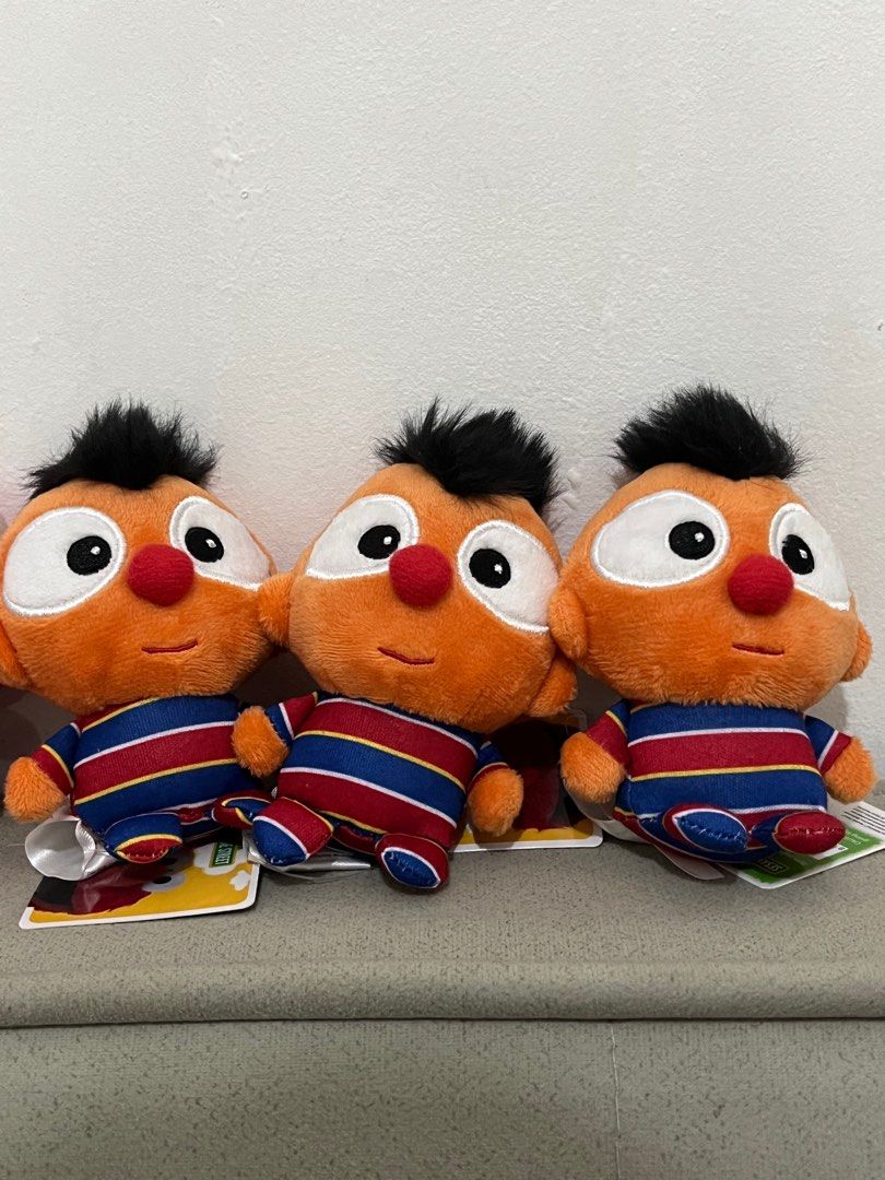 Sesame Street Elmo Cookie Monster Ernie Soft Toy Keychain, Hobbies ...