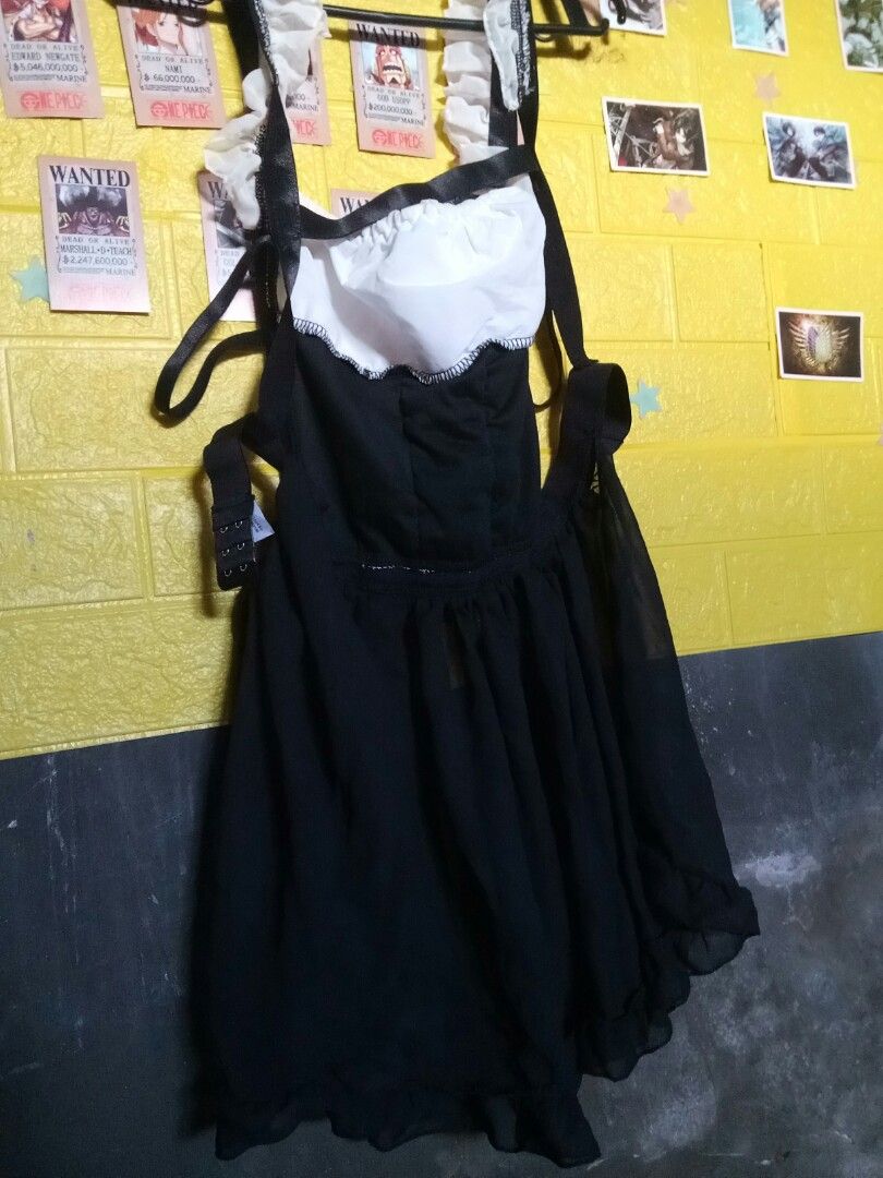 Sexy Maid Costume, Women's Fashion, Undergarments & Loungewear on Carousell