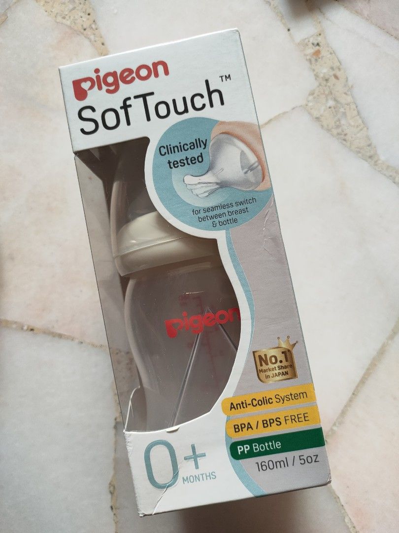 Sof Touch Pigeon Bottle, Babies & Kids, Nursing & Feeding, Breastfeeding & Bottle Feeding on ...