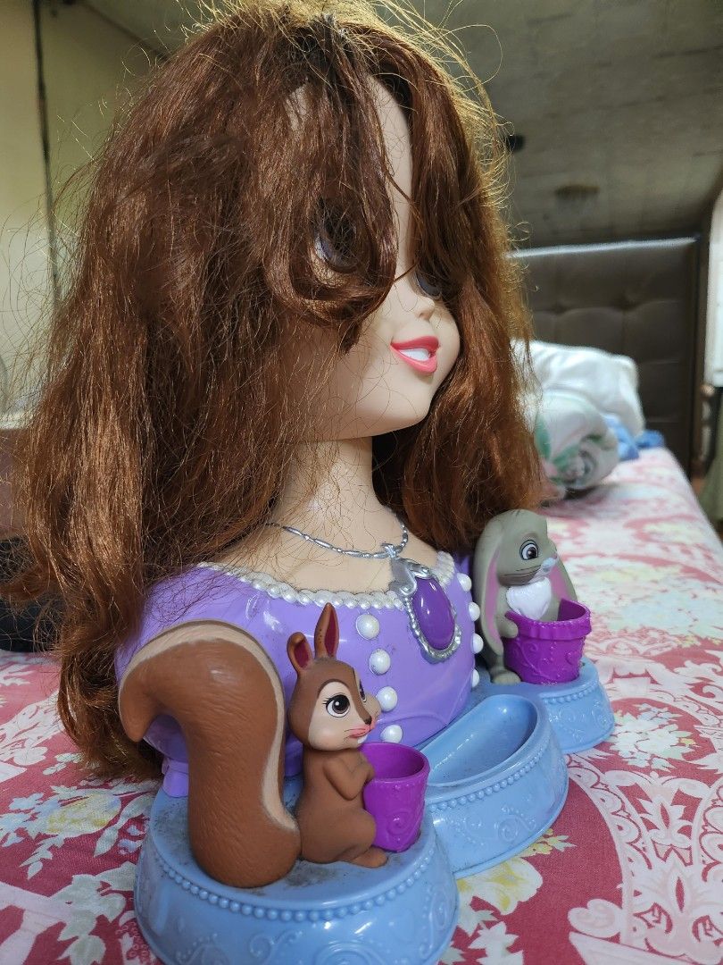 Sofia The First Styling Head, Hobbies & Toys, Toys & Games on Carousell