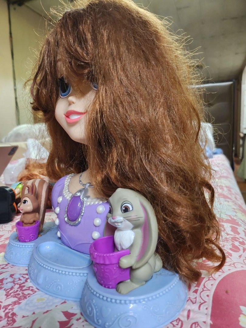 Sofia The First Styling Head, Hobbies & Toys, Toys & Games on Carousell