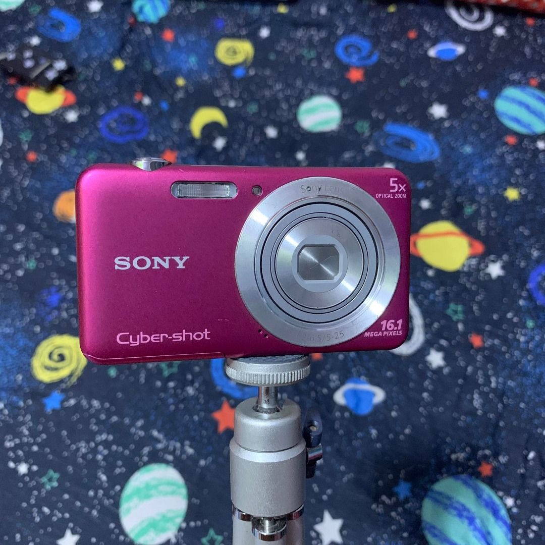 Sony Pink Digital Camera DSC-W710 16MP, Photography, Cameras on Carousell