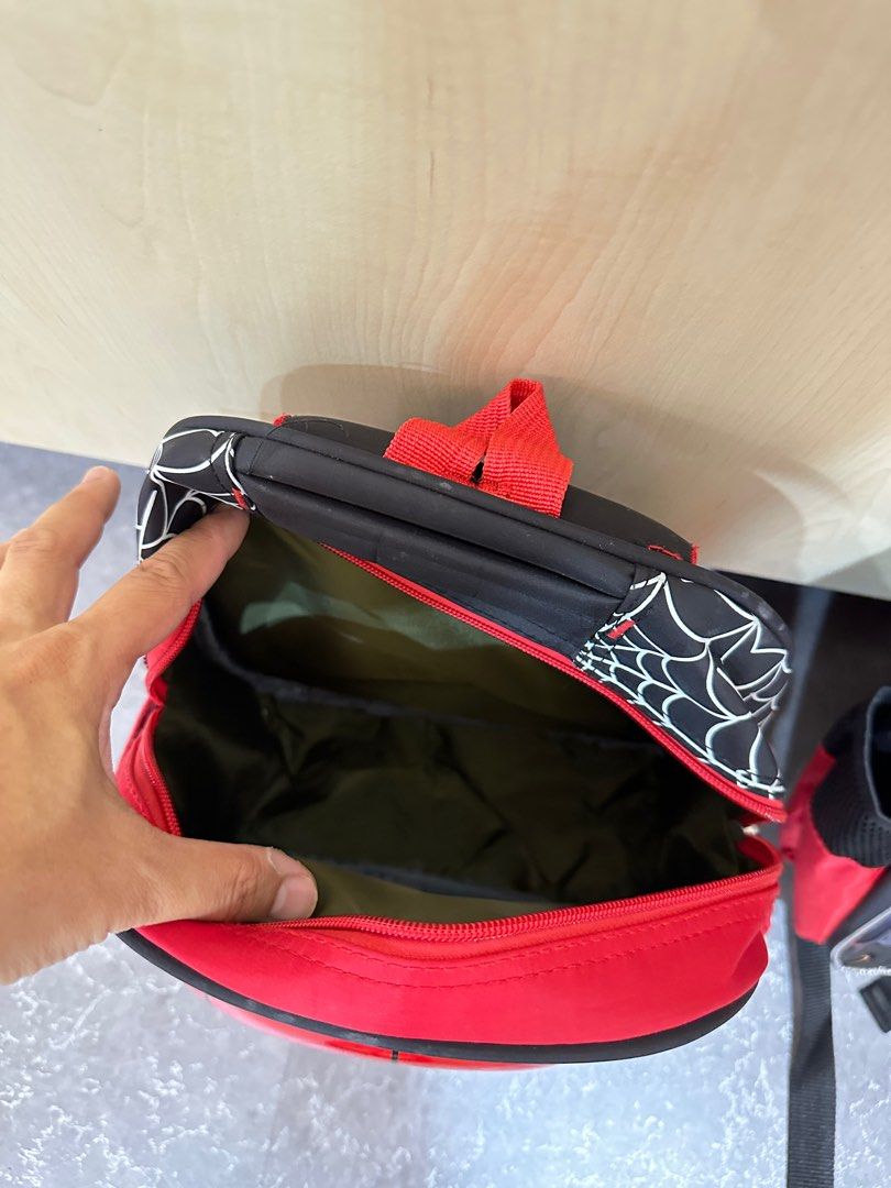 Spider-Man school bag spiderman children, Hobbies & Toys, Stationery ...