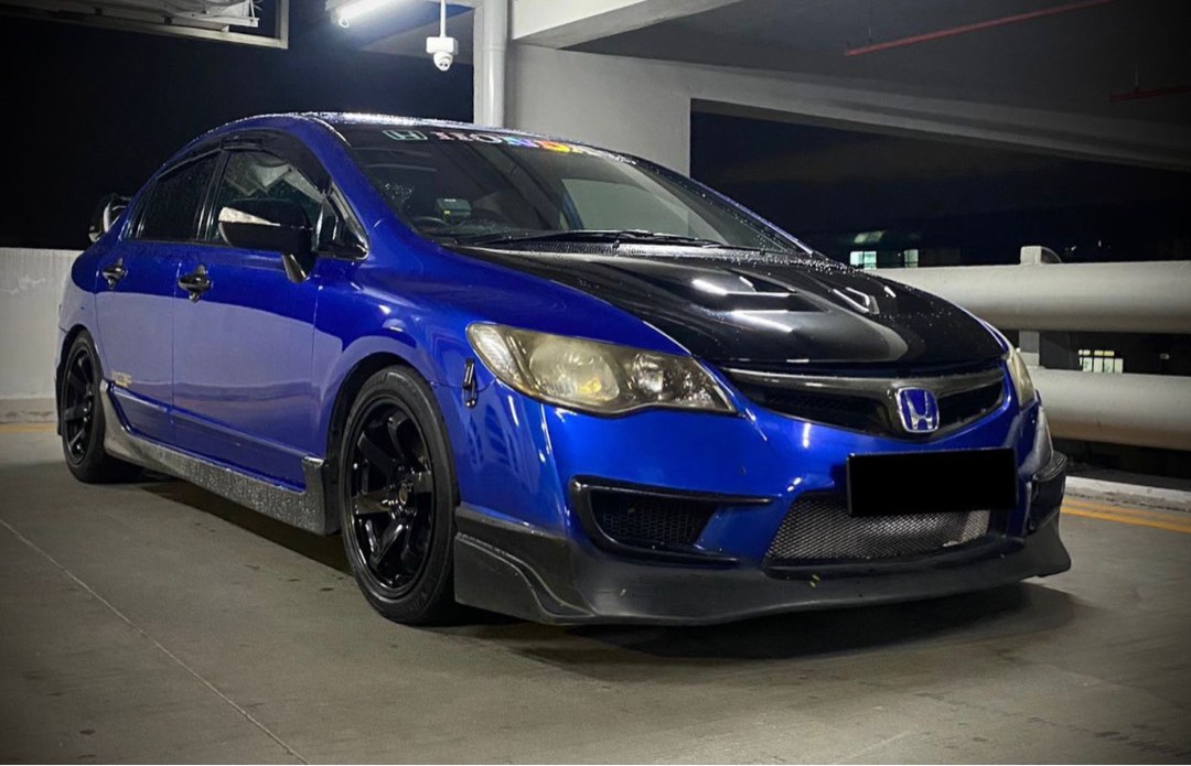 Sporty Honda Civic Car Rental (Blue?, Cars, Car Rental on Carousell