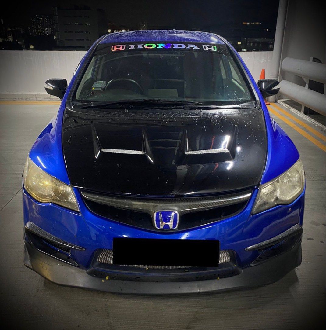 Sporty Honda Civic Car Rental (Blue?, Cars, Car Rental on Carousell