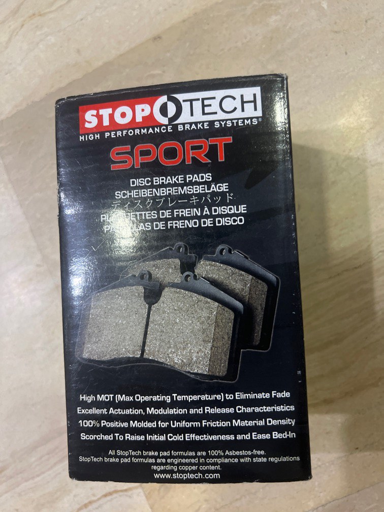 stop tech motorcycle brake pad, Motorcycles, Motorcycle Accessories on ...