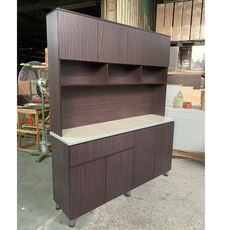 Storage Cabinet Side Cabinet Kitchen Cabinet with top free installation ...
