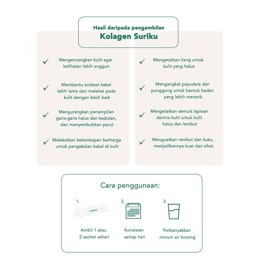 Suriku kolagen Suriku collagen, Health & Nutrition, Health Supplements ...