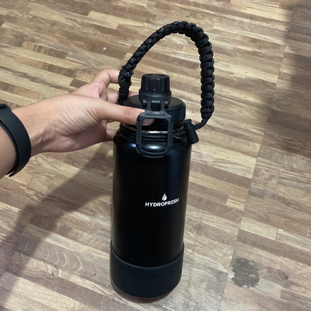 Surplus Hydrofresh Stainless Steel Tumbler with Sporty Handle 1L ...