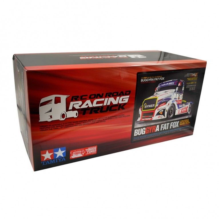 Tamiya 1/14 TT01E Buggyra Racing Fat Fox 4WD Shaft Drive Onroad EP Car Kit w/Motor #58661-60A ...