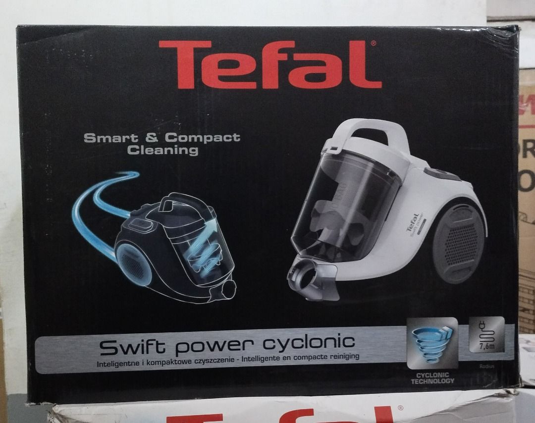 Tefal Swift Power Cyclonic Bagless Vacuum Cleaner TW2947HA, TV & Home ...