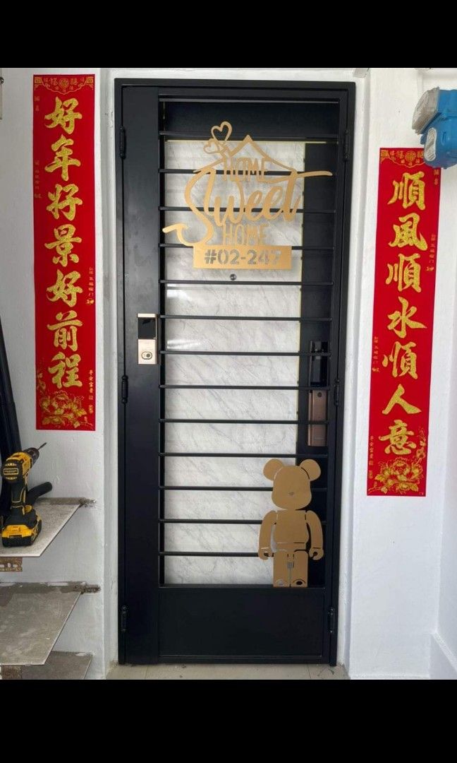 The 1 stop door and gate dor hdb and condo owner at factory price ...