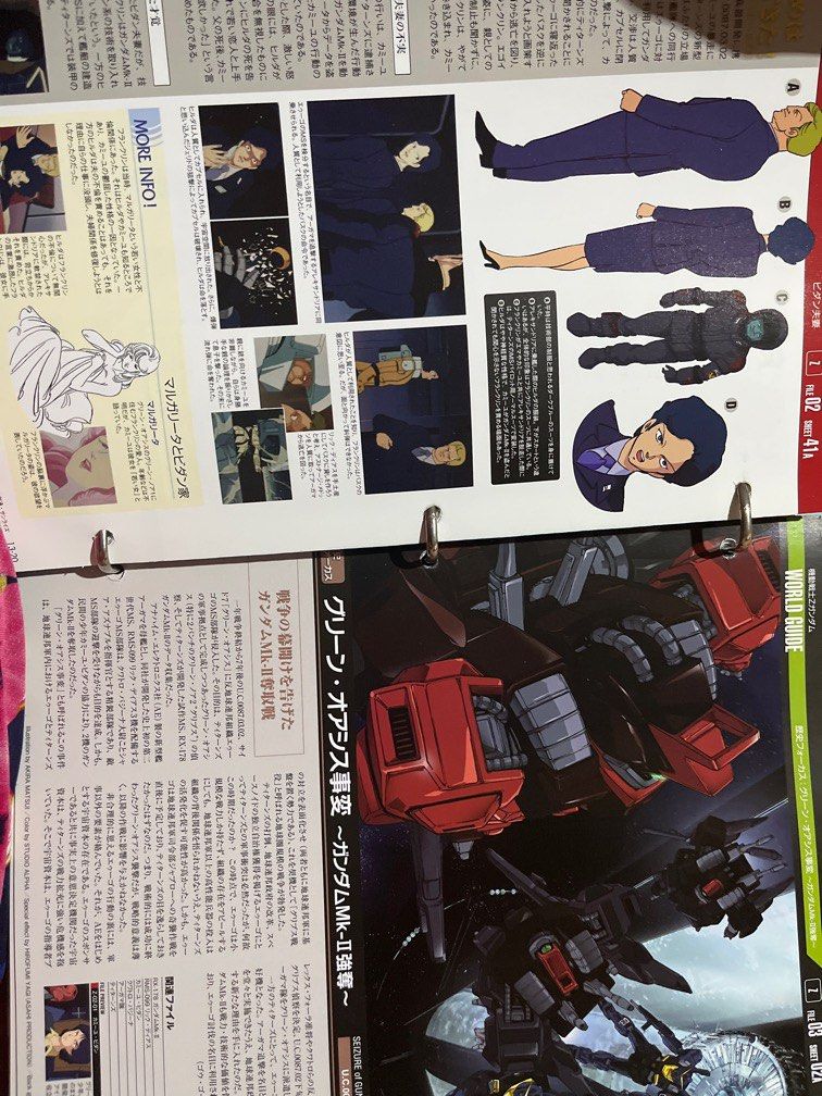 The Official GUNDAM FILE with Posters Included, Hobbies & Toys ...
