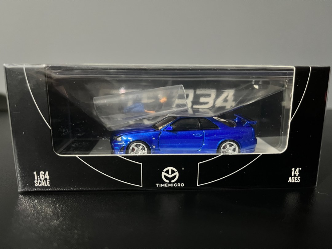 Time micro r34 blue with figuring, Hobbies & Toys, Toys & Games on ...