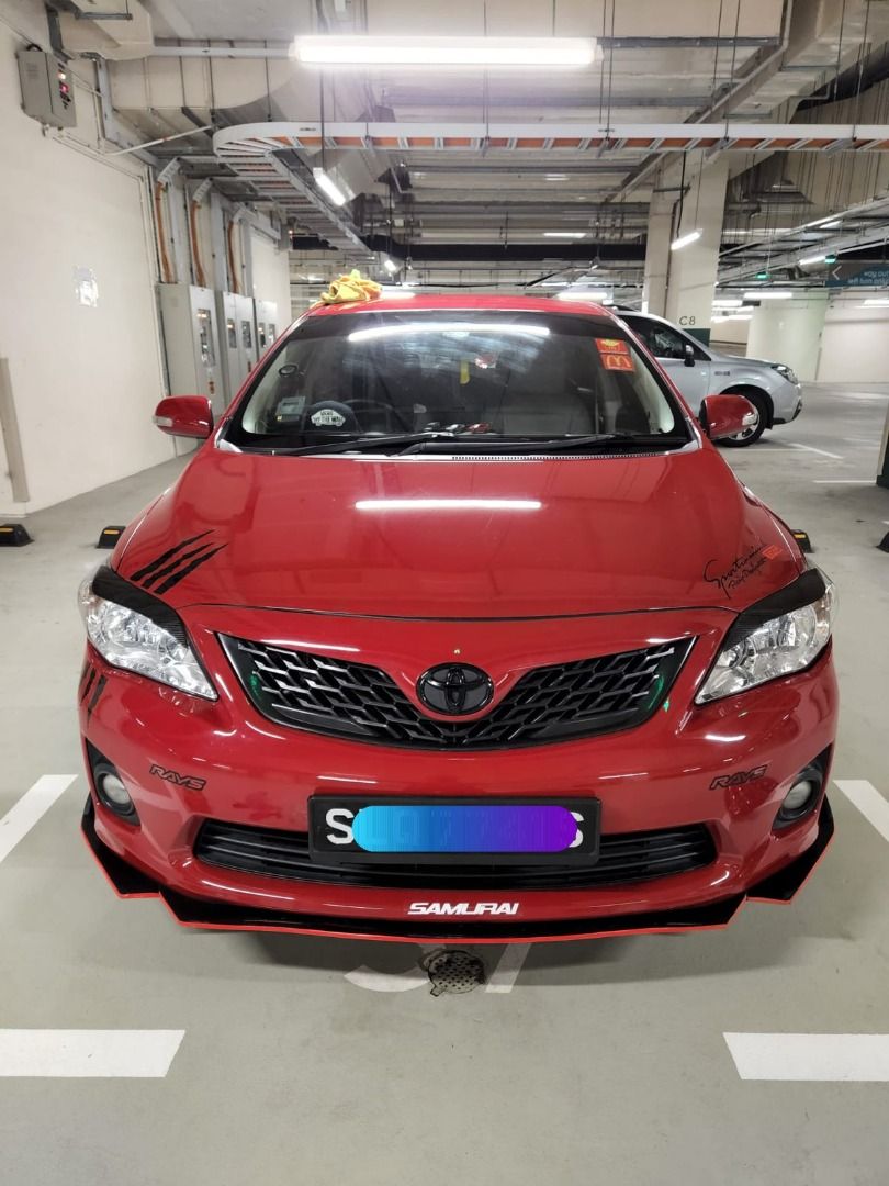 Toyota Altis 2011 - 2013 Front grill Glossy Black, Car Accessories ...