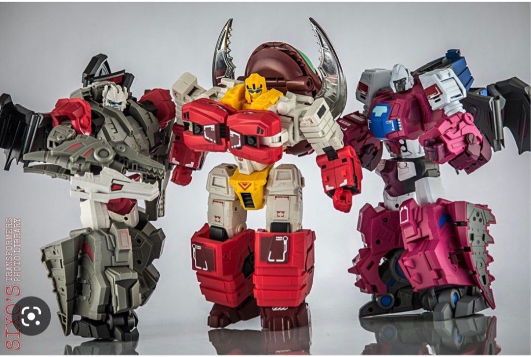 Transformer masterpiece Fanshobby monsterbots flypro, megatooth and feilong, Hobbies & Toys ...