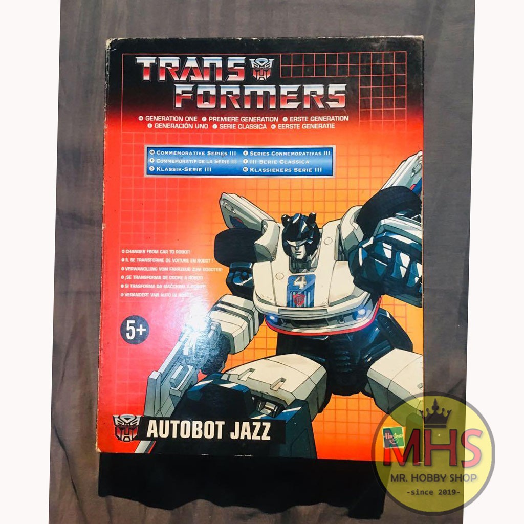 TRANSFORMERS G1 AUTOBOT JAZZ | THE TRANSFORMERS GENERATION ONE ...