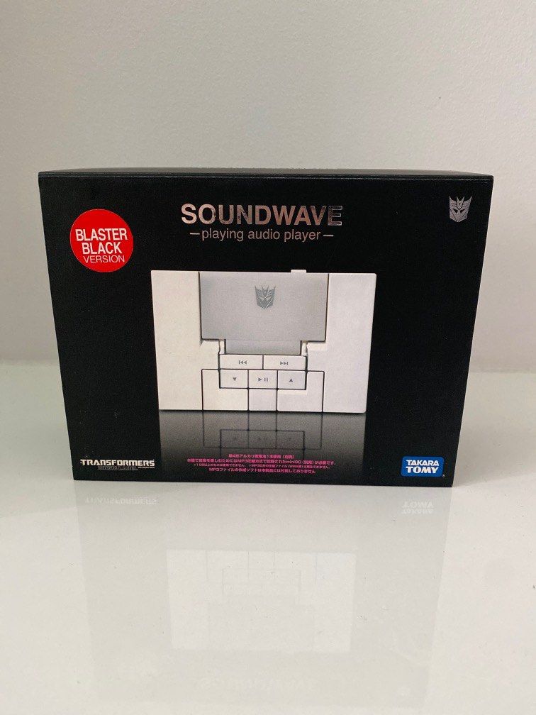 Transformers Music Label Soundwave MP3 player (black version), Hobbies ...