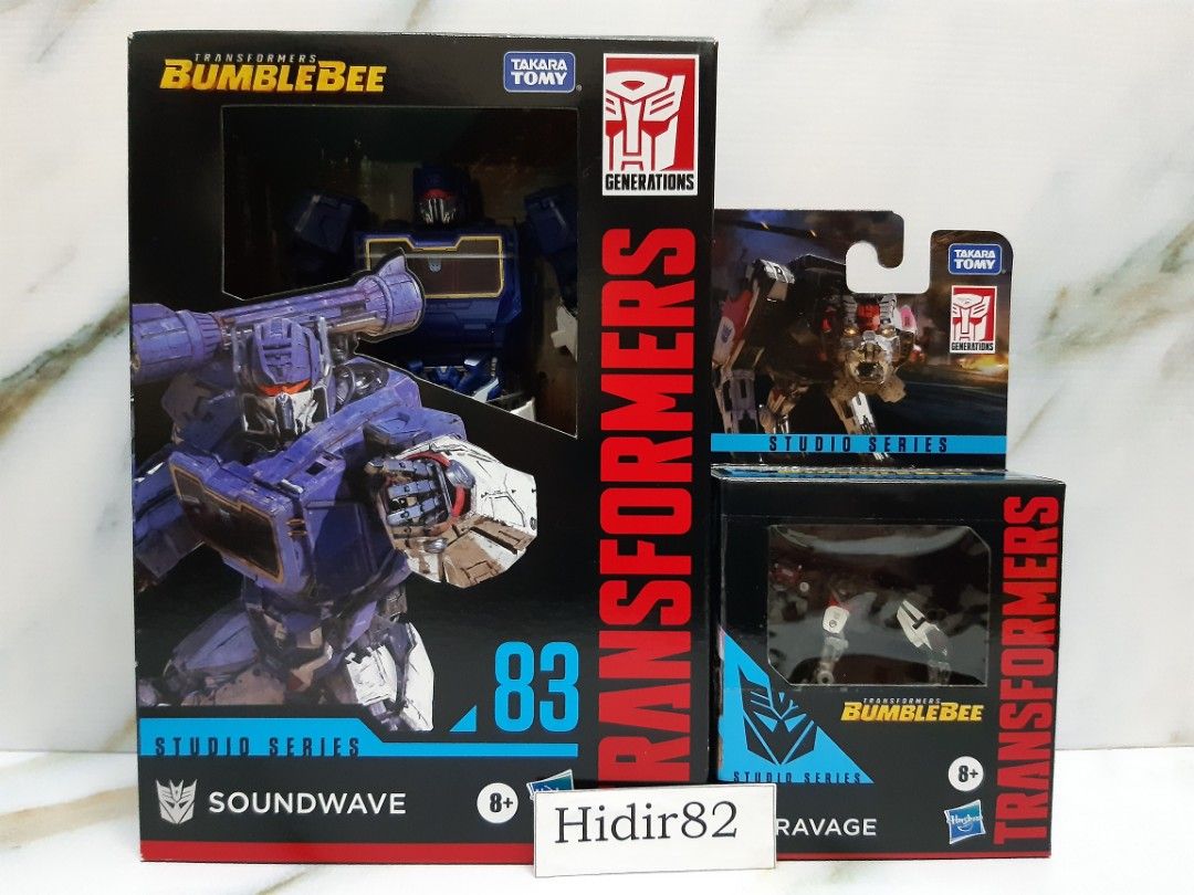 TRANSFORMERS SS83 STUDIO SERIES SOUNDWAVE AND RAVAGE MISB, Hobbies ...