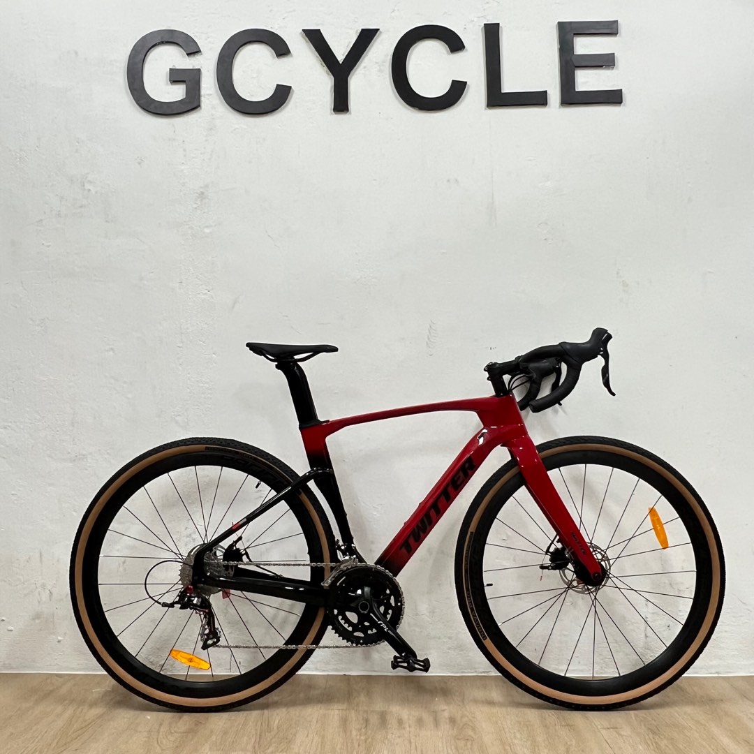 Twitter gravel bike carbon fiber 22 speed Disc brake road bicycle ...