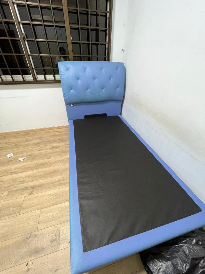 Used Super Single Storage Bed Frame, Furniture & Home Living, Furniture ...