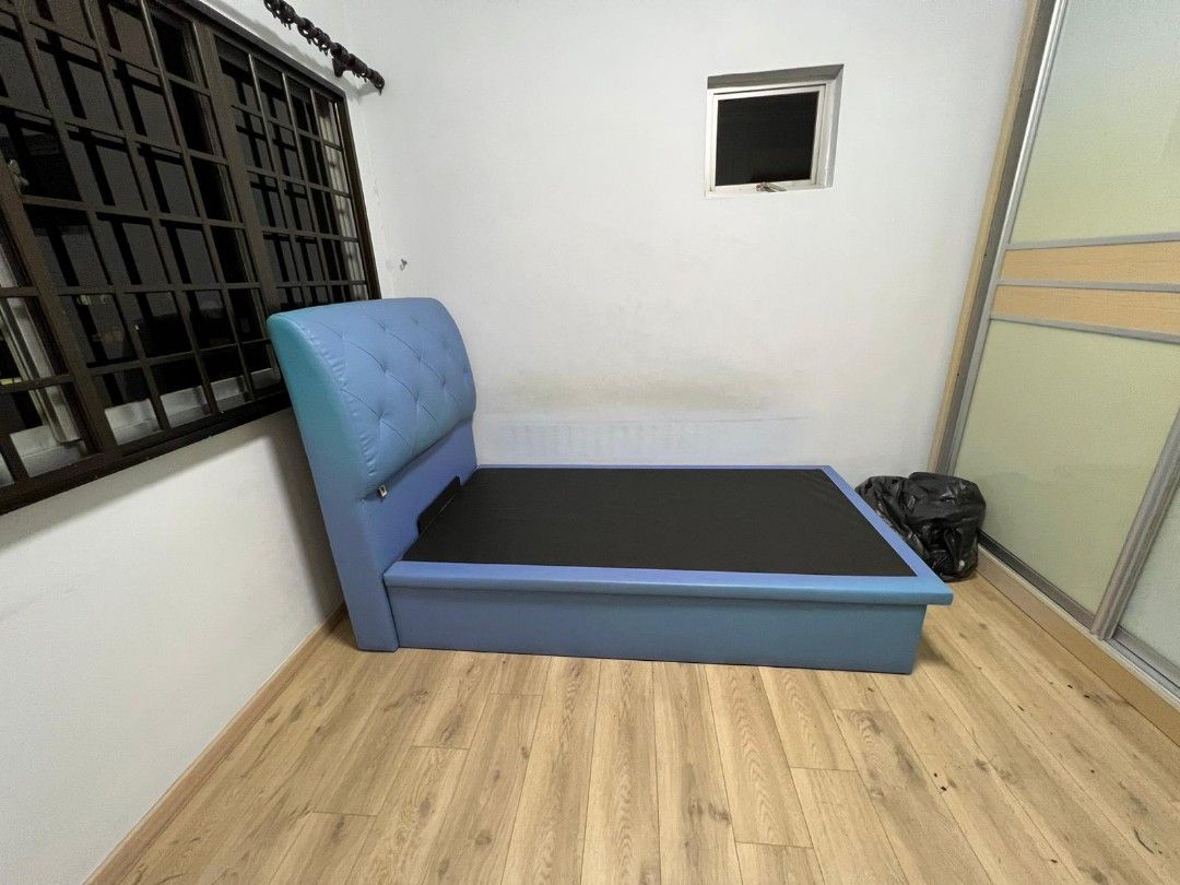 Used Super Single Storage Bed Frame, Furniture & Home Living, Furniture ...