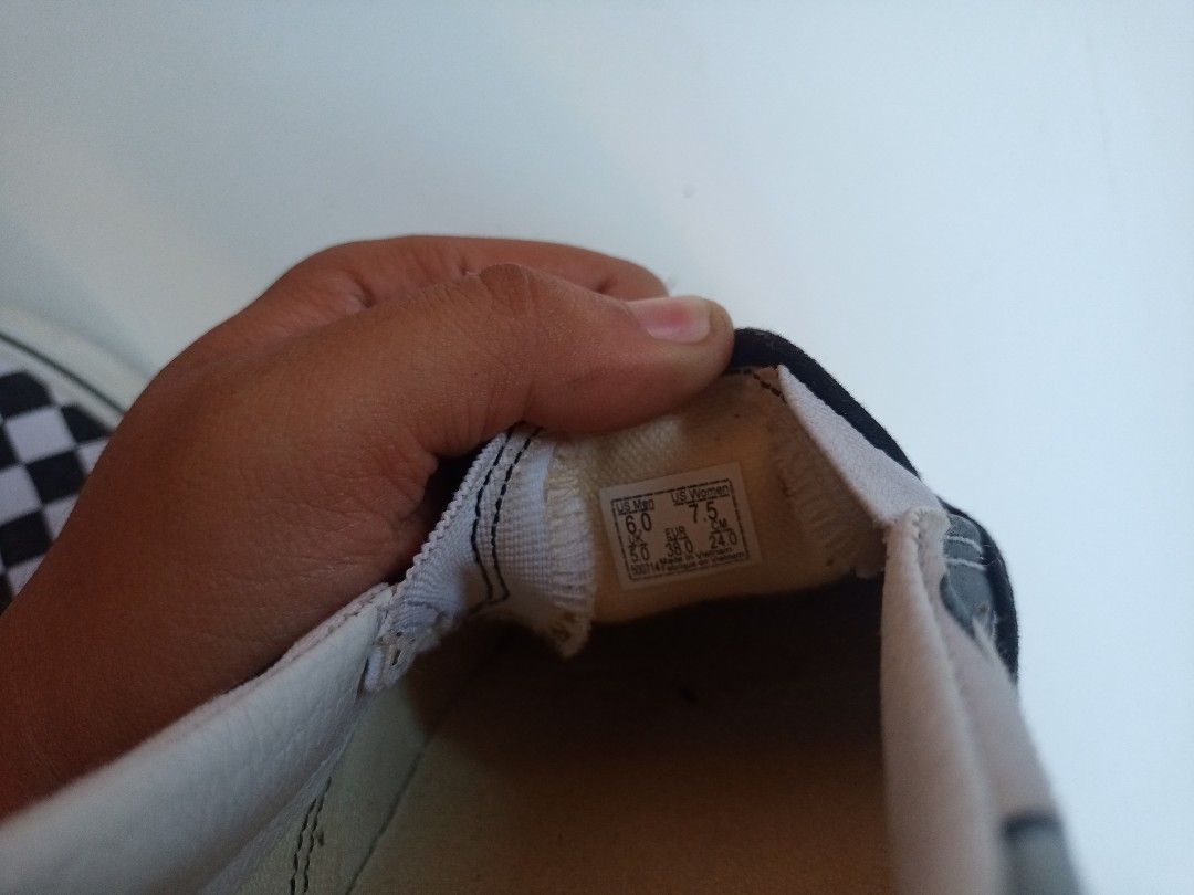 Vans Checkerboard Flame Classic Slip-On on Carousell